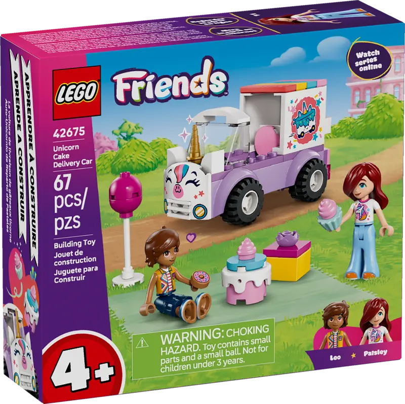 LEGO FRIENDS UNICORN CAKE DELIVERY CAR – Simply Wonderful Toys