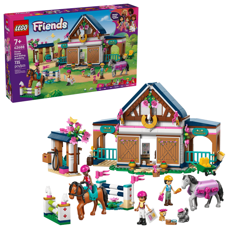 LEGO FRIENDS HORSE STABLE AND RIDING ACADEMY – Simply Wonderful Toys