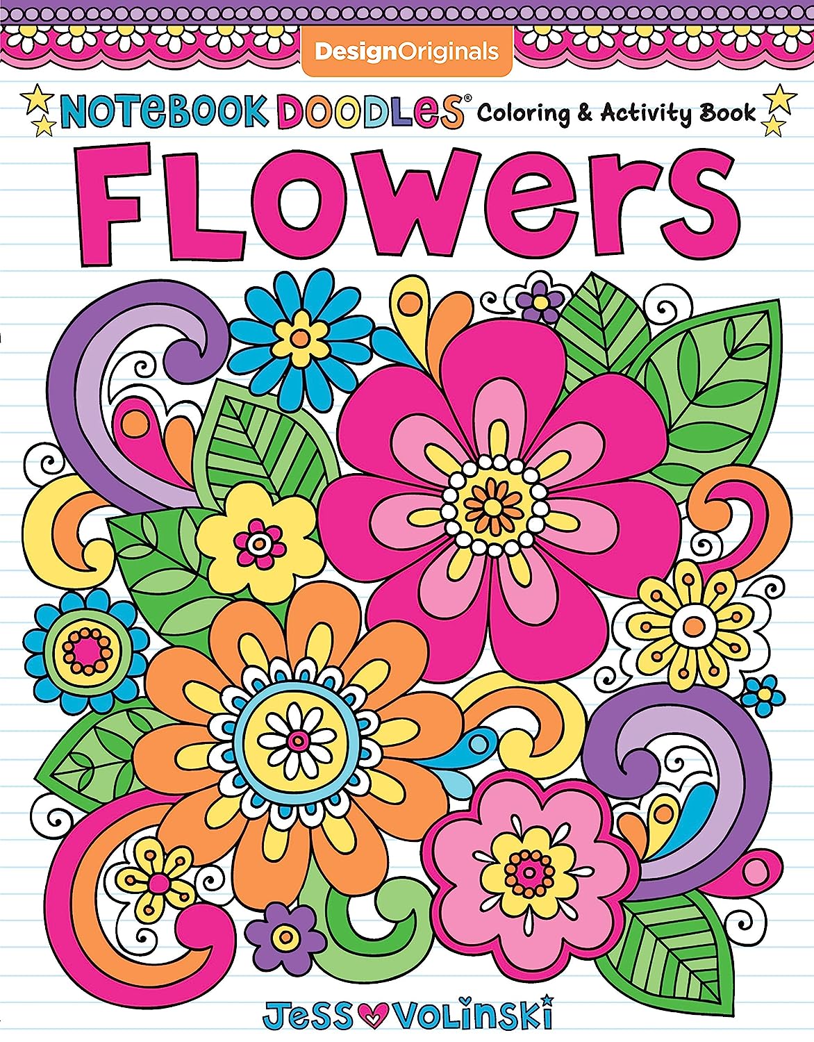 NOTEBOOK DOODLES FLOWERS – Simply Wonderful Toys