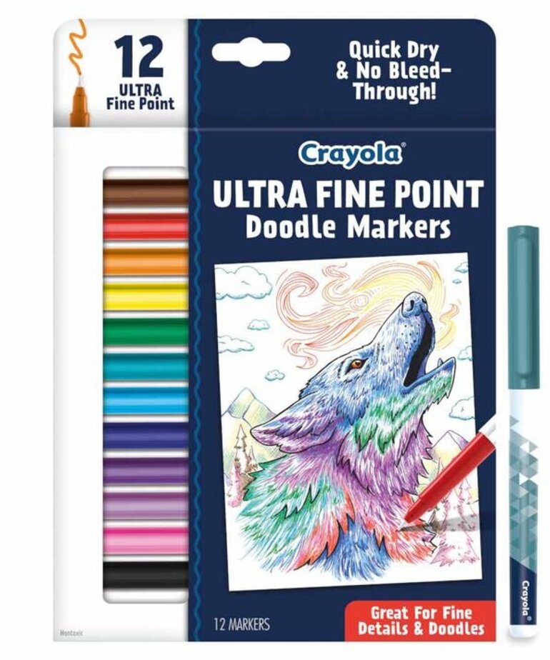 CRAYOLA ULTRA FINE DOODLE MARKERS – Simply Wonderful Toys