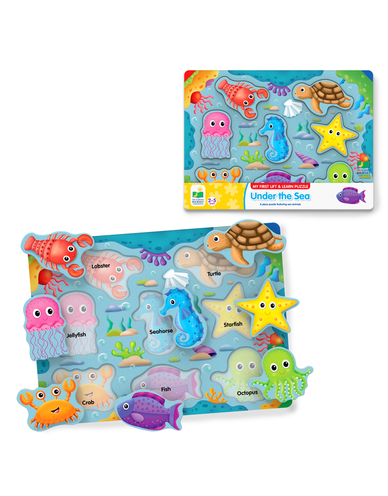 LIFT & LEARN PUZZLE UNDER THE SEA – Simply Wonderful Toys