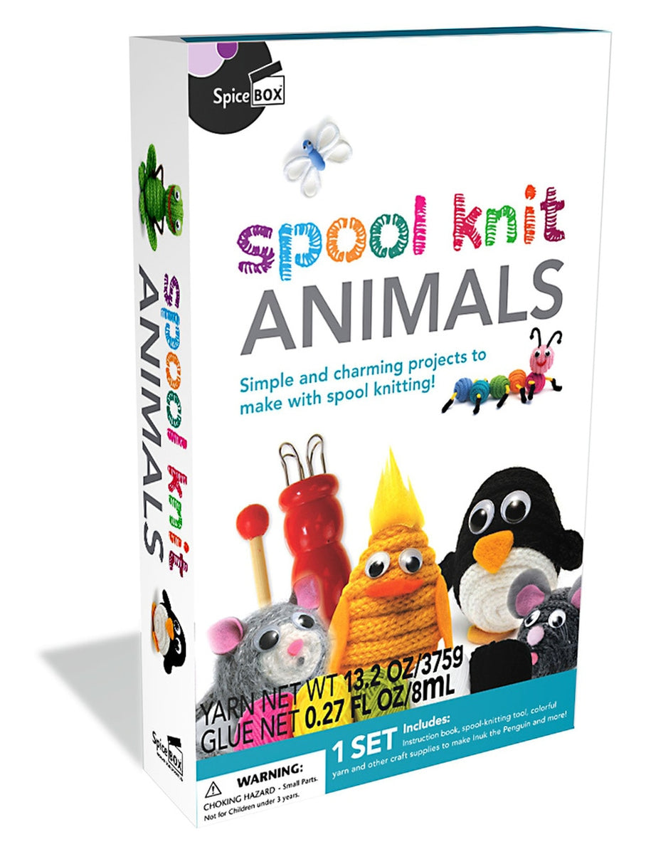SPICEBOX: SPOOL KNIT ANIMALS – Simply Wonderful Toys